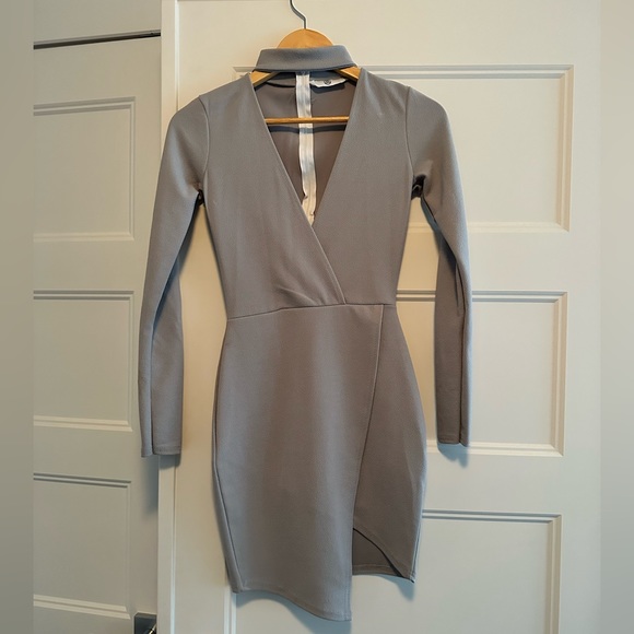 Dresses Sexy Grey Dress Poshmark